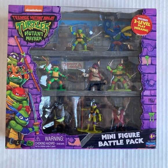 Toys | Teenage Mutant Ninja Turtles Mutant Mayhem Mini Figure Battle ...